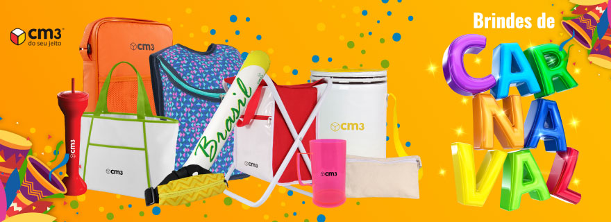 Brindes de Carnaval Personalizados | cm3 Brindes Personalizados
